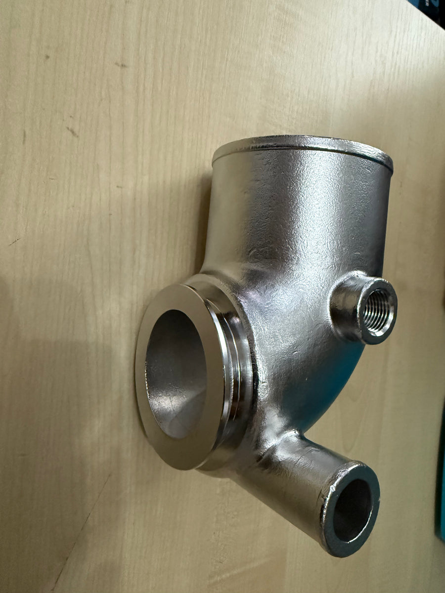 Exhaust elbow cast stainless steel for VW 5cylinder turbo engines ...